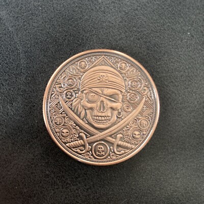 Antiqued Pirate Copper Round 1oz Coin | eBay
