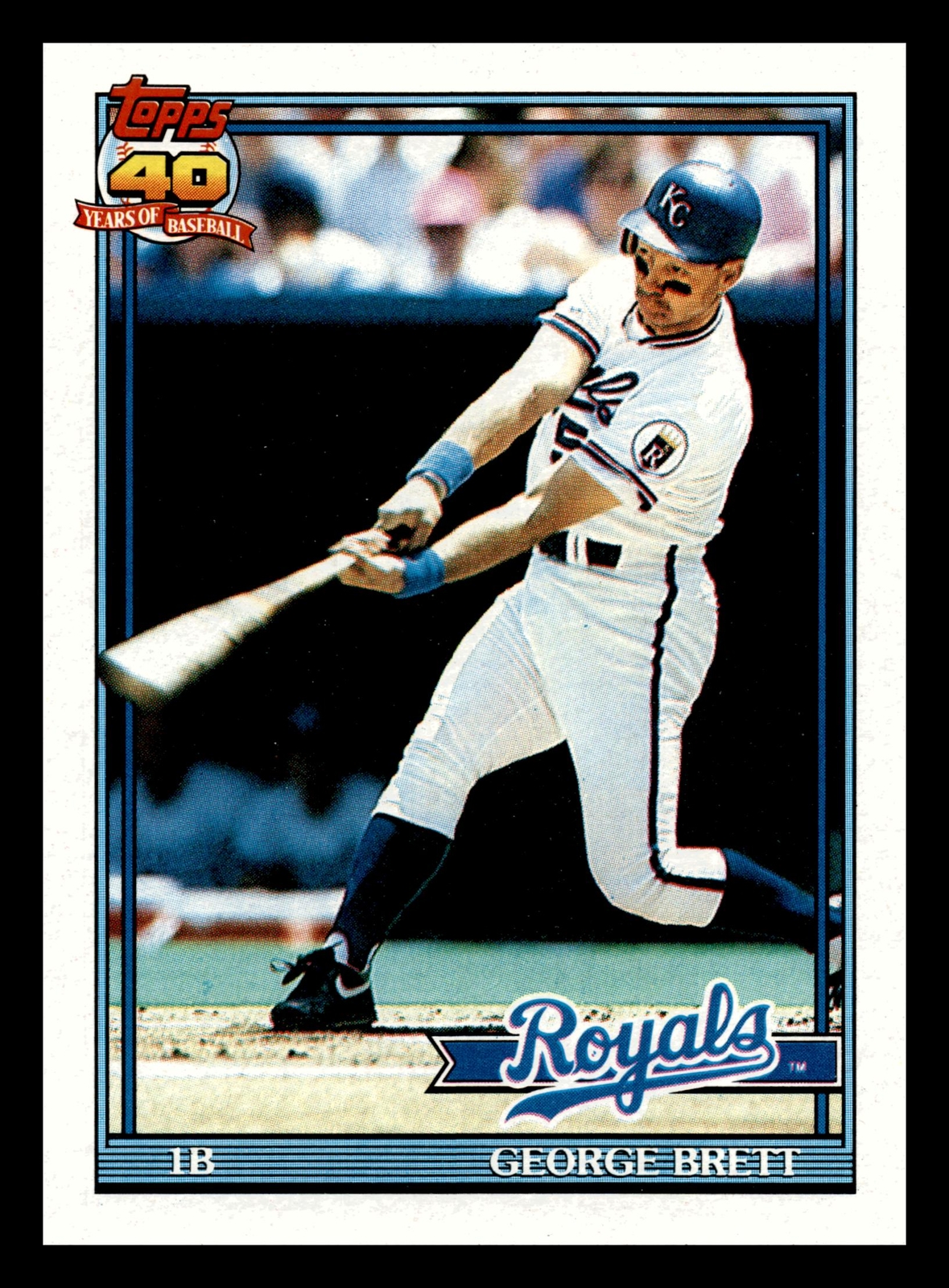 George Brett HOF 1991 Topps #540 Kansas City Royals Mint | eBay