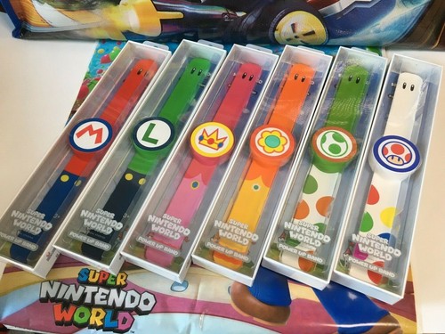 USJ Nintendo Mario Japan Power Up Band Complete 6 set Amibo Universal ...