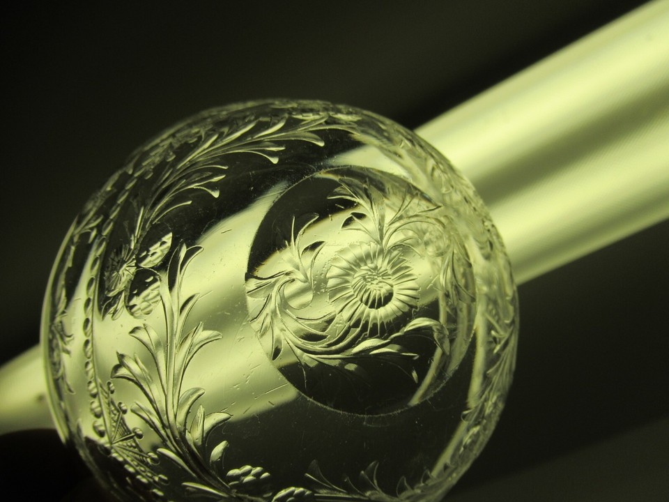 8pc Antique Webb Corbett spider web cut glass crystal bowls & under ...