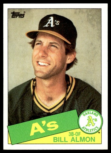 1985 Topps Bill Almon Oakland Athletics #607 18708 | eBay