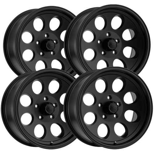 (Set of 4) Ion 171 17x9 5x5.5" +0mm Matte Black Wheels Rims 17" Inch | eBay