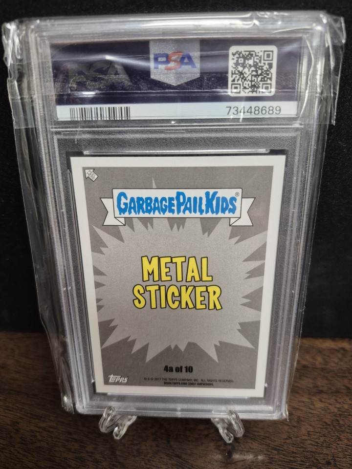NINE INCH NEIL PSA 9 GPK Bruised Black Trent Reznor NIN Nails Short ...