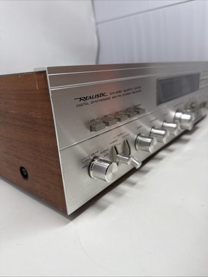 TESTED GREAT ‘Genuine Walnut Veneer’ Realistic STA-2250 Vintage Stereo ...