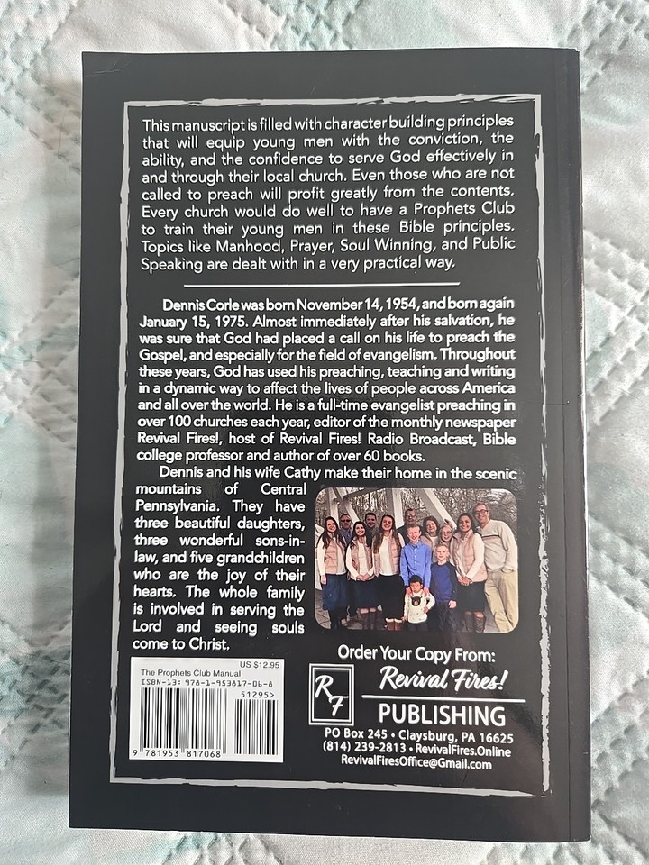 Building Character In Young Men Christian Lesson Book By Dr. Dennis ...