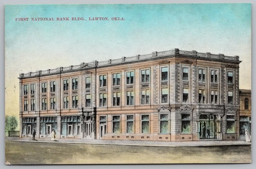 Postcard First National Bank Building Lawton Oklahoma *C7563 | eBay
