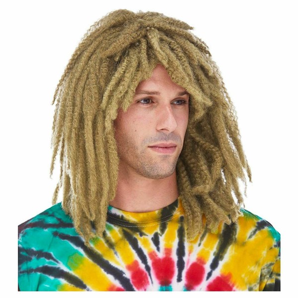 Adult Dreadlocks Dreads Surfer Dude Bob Marley Rasta Wig Dirty Blonde ...