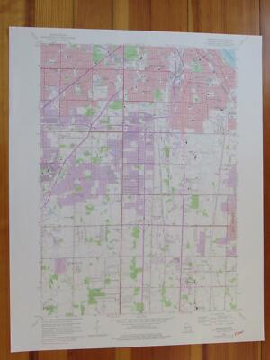 Greendale Wisconsin 1977 Original Vintage USGS Topo Map | eBay