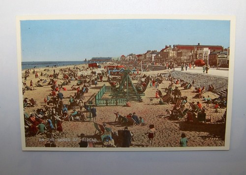 Postcard On The Sands, Beach at Redcar A-13 | eBay