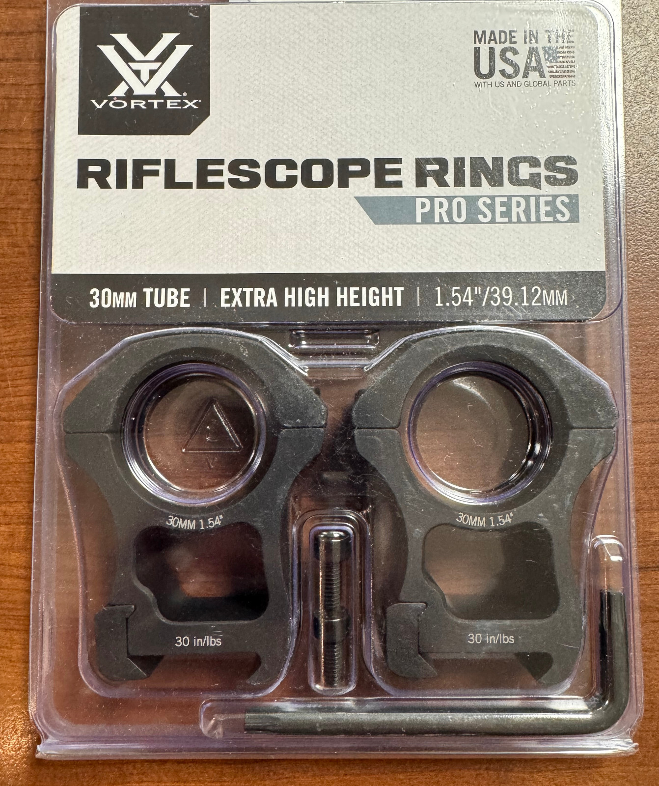 Vortex Optics Pro Series Riflescope Rings 30mm - Extra High 1.54 Inch ...