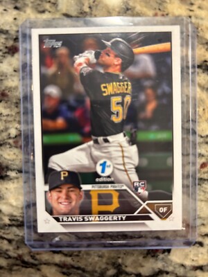 2023 Topps Series One 1st Edition Travis Swaggerty Rookie #67 Pirates ...