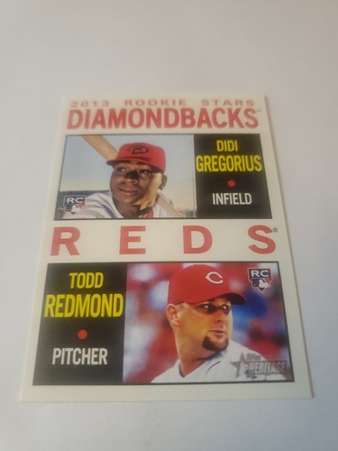 2013 Topps Heritage - Rookie Stars #33 Didi Gregorius, Todd Redmond (RC ...