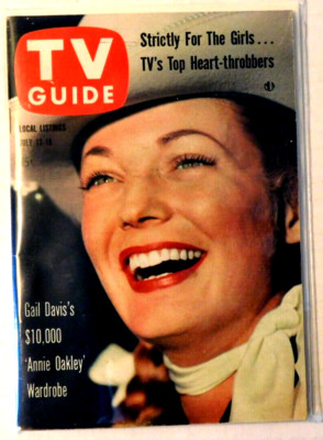 TV GUIDE #224 July 1957 Gail Davis as "Annie Oakley" cover | eBay