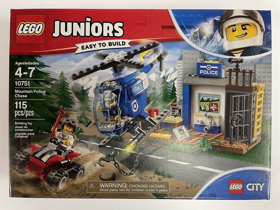 LEGO Mountain Police Chase - City Juniors 10751 - New Sealed ...