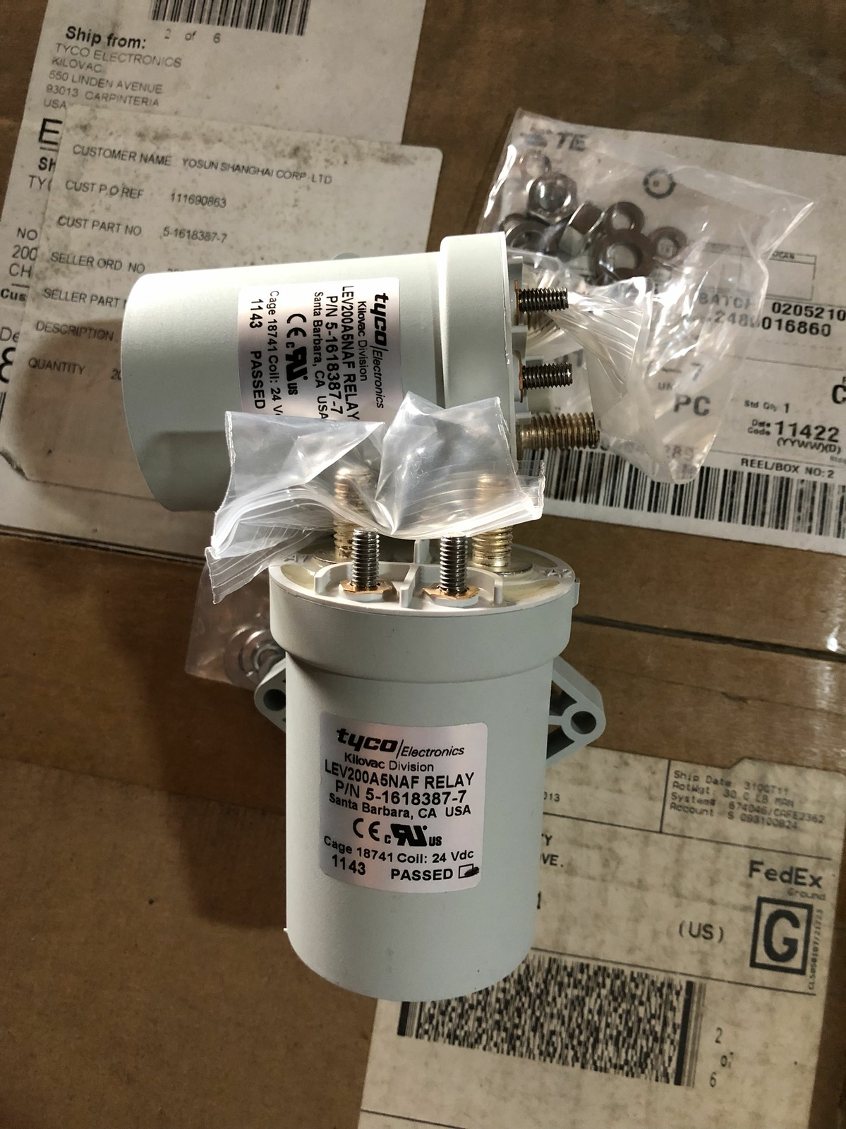 1pcs+Te+CONNECTIVITY+Kilovac+Solenoid+Relay+Lev200a5naf+5-1618387-7 ...