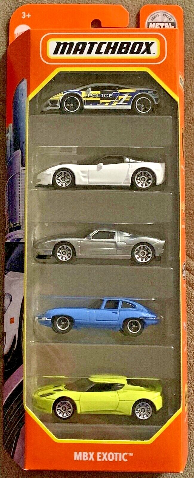 Matchbox 2021 MBX Exotic 5 Car Gift Pack #HCJ01 1:64 Scale Diecast | eBay