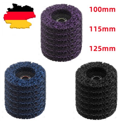 6/12tlg CSD Scheibe CBS Grob-Reinigungsscheibe 100/115/125mm ...