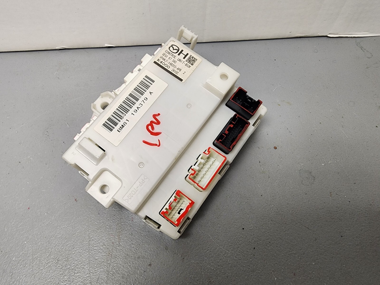 2011 MAZDA 6 BCM BCU BODY CONTROL MODULE COMPUTER GEG1 67 560 | eBay