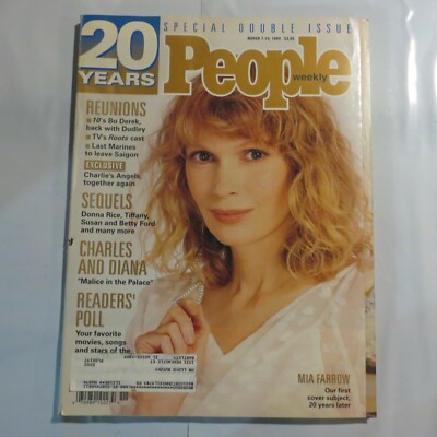 March 7-14 1994 PEOPLE MAGAZINE DOUBLE ISSUE Mia Farrow R6 | eBay