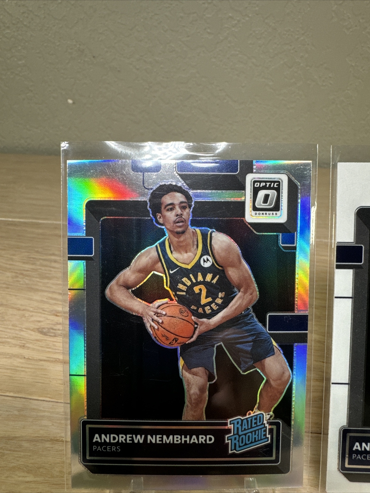 ANDREW NEMBHARD RC 2022-23 Donruss OPTIC SILVER/BASE PRIZM RATED ROOKIE ...