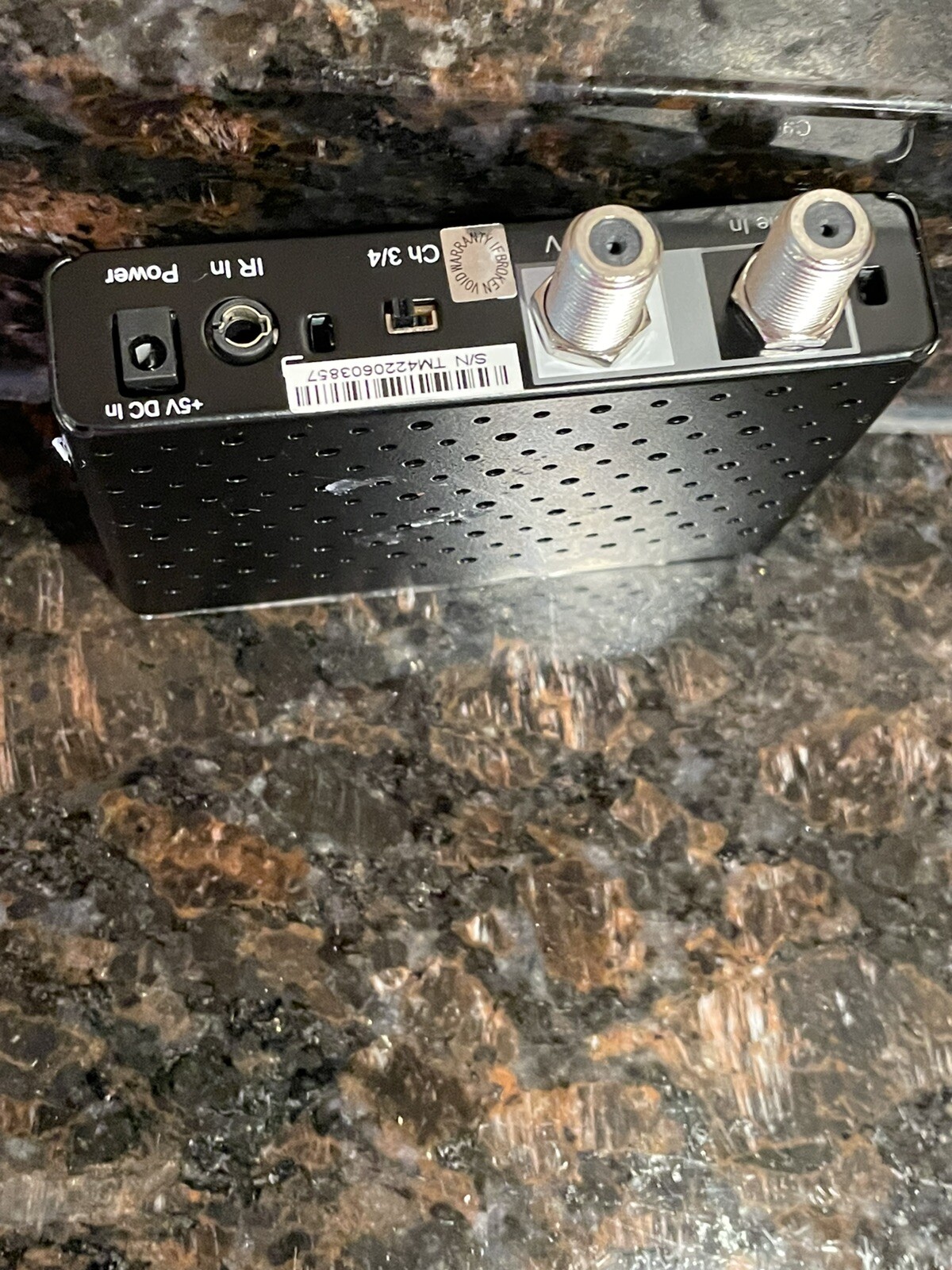 XFINITY COMCAST DIGITAL TRANSPORT ADAPTER DCI105COM1 Box No Power Cord ...