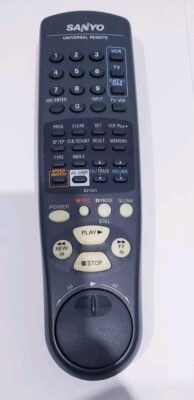 Sanyo Universal Remote B21302 TV / VCR | eBay