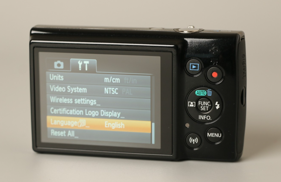 Canon IXY 190 PowerShot ELPH 190 IS Black 20MP Digital Camera Wi-Fi ...