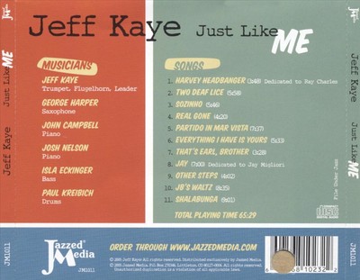 JEFF KAYE JUST LIKE ME NEW CD 607568102322| eBay