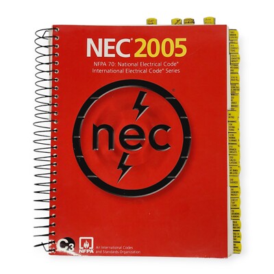 NEC 2005 National Electrical Code Handbook NFPA 70 Spiral Bound ...