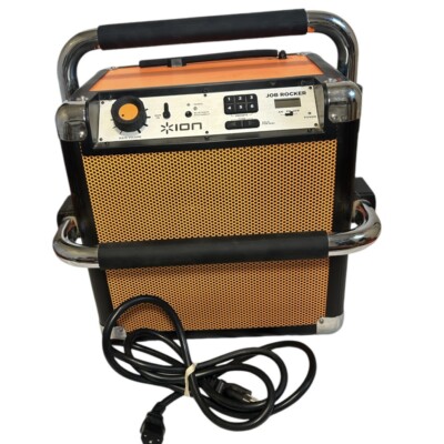 ION Job Rocker iPA30B Outdoor Portable Bluetooth Speaker FM/AM Radio ...