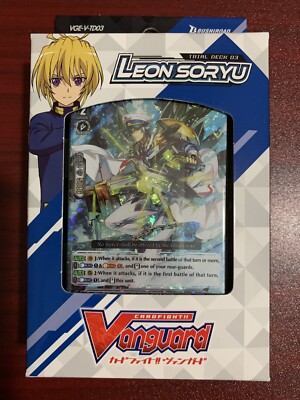 CARDFIGHT VANGUARD VGE-V-TD03 LEON SORYU AQUA FORCE TRIAL DECK SEALED ...