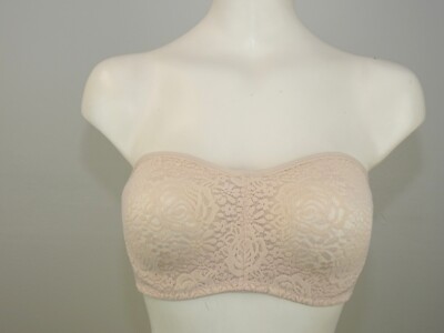 Wacoal 854205# Halo Lace Strapless Mid Coverage Unlined Underwire Bra ...