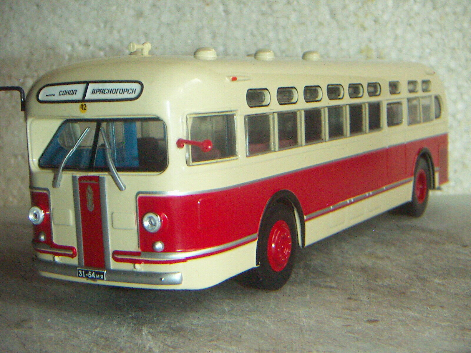 Bus ZIS-154 - 1946 1/43 Diecast model autobus autocar | eBay