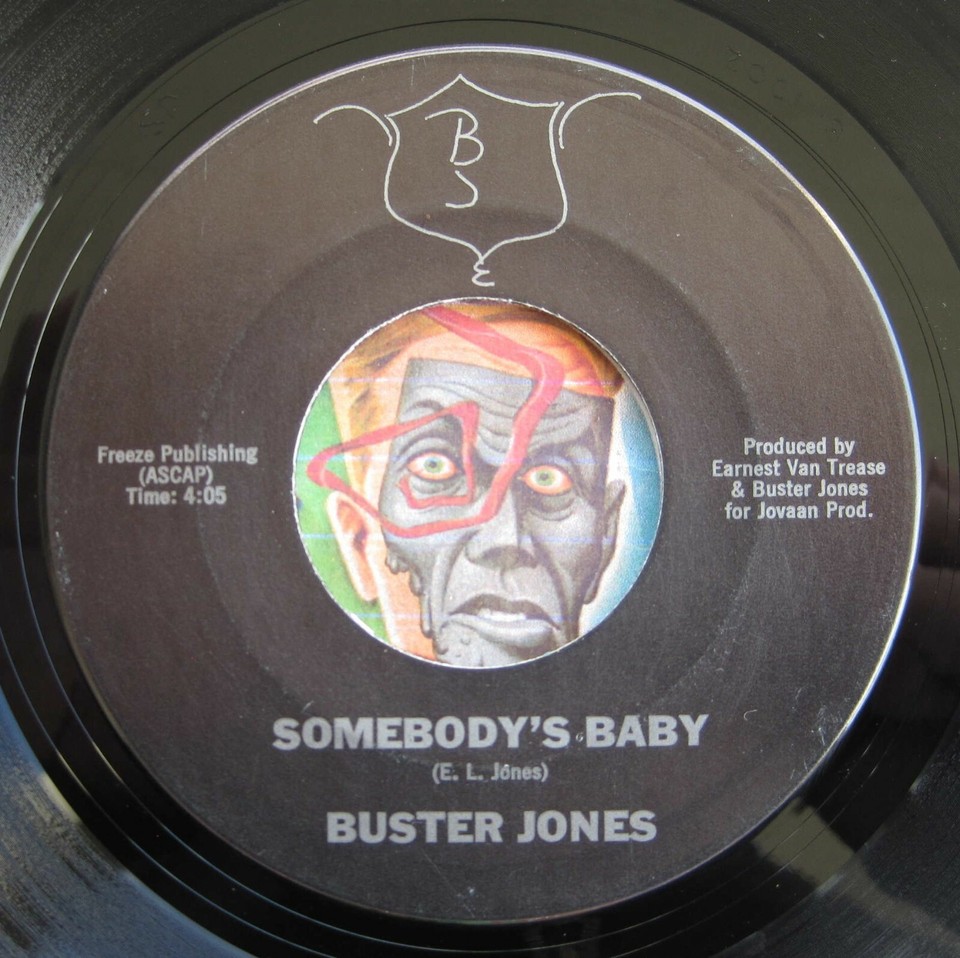 HEAR Buster Jones 45 Possessed/Somebody's Baby EX modern soul funk R&B ...