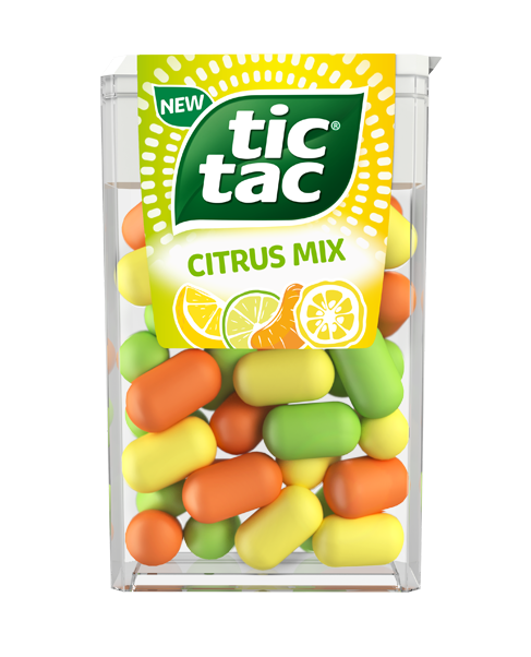 TIC TAC CITRUS MIX Mints Pastilles Lime Orange Mandarin (pack of 24 ...