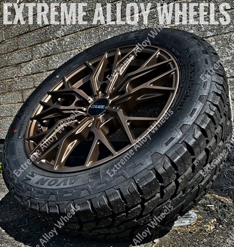 18" Bronze Gtx Alloy Wheels Ford Transit Mk6 Mk7 Mk8 + Avon AX7 All ...