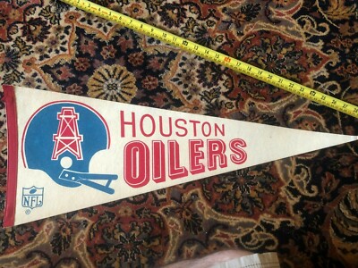 Vintage Football Pennant Houston Oilers 1967 | eBay