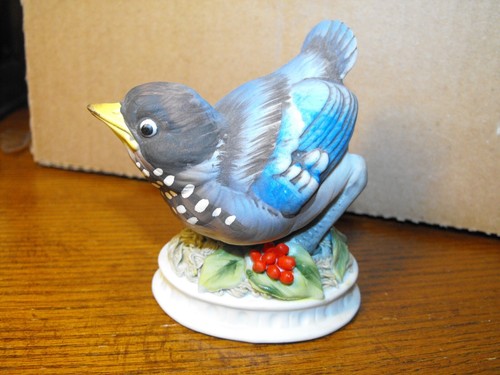Lefton China Baby Blue Bird LEFTON KW1637 Figurine Bird | eBay