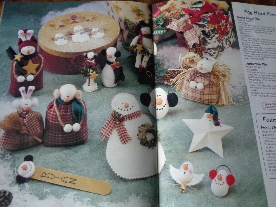 DESIGN ORIGINALS SNOWY FOLK SNOWMEN WINTER PROJECTS MADE WITH WHAT NOTS ...