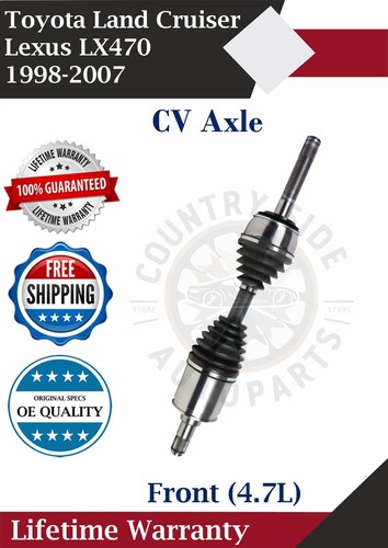 Front CV Axle For 1998-2007 Toyota Land Cruiser/Lexus LX470 Lifetime ...
