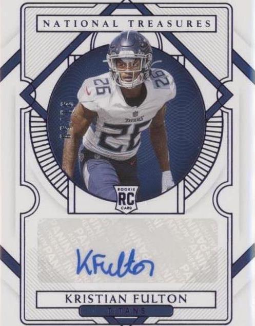 2020 Panini National Treasures - Rookie Signatures Kristian Fulton #155 ...
