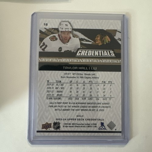 2023-24 CREDENTIALS HOCKEY BASE & INSERT CARDS Gold Parallel | eBay