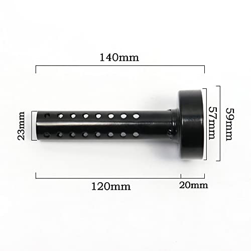 2Pcs Universal Motorcycle Exhaust Muffler Silencer Insert Baffle Can ...
