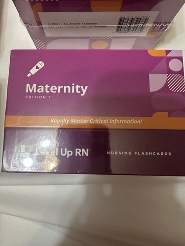 Level Up RN Maternity Nursing Flash Cards Edition 3 New in the box | eBay