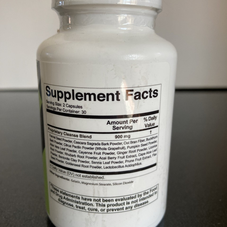 gluco health plus cleanse & detox dietary supplement 60 capsules | eBay