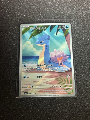 Misty’s Lapras Illustration Rare 194/182 - Pokémon Destined Rivals 2025 ...