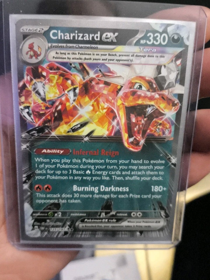 Charizard EX 125/197 Play! Pokémon Stamp Prize Pack Pokémon TCG NM | eBay