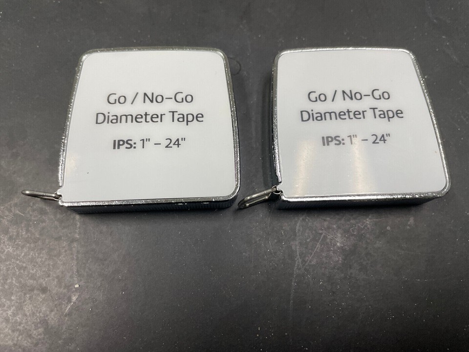 Two New BMC Groove Pipe IPS Go-No-Go Diameter Steel Tapes 4 Victaulic ...