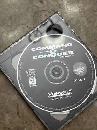 Command & Conquer Gold PC 1997 Windows 95 2 Disc Jewel Case Westwood ...