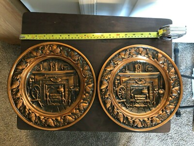 Vintage Set of Coppercraft Guild Copper Plates | eBay